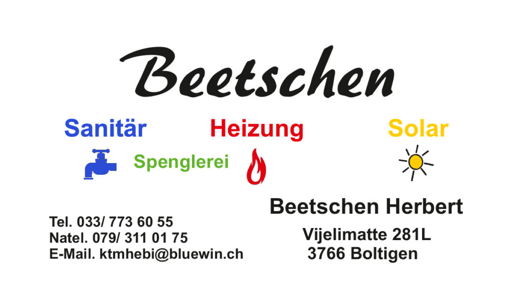 Installation – Gewerbe Boltigen